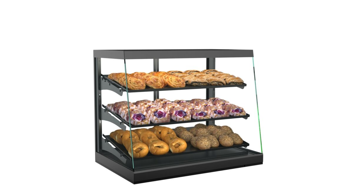 Non-Refrigerated Service/Self-Service Countertop Case- Straight Front ...
