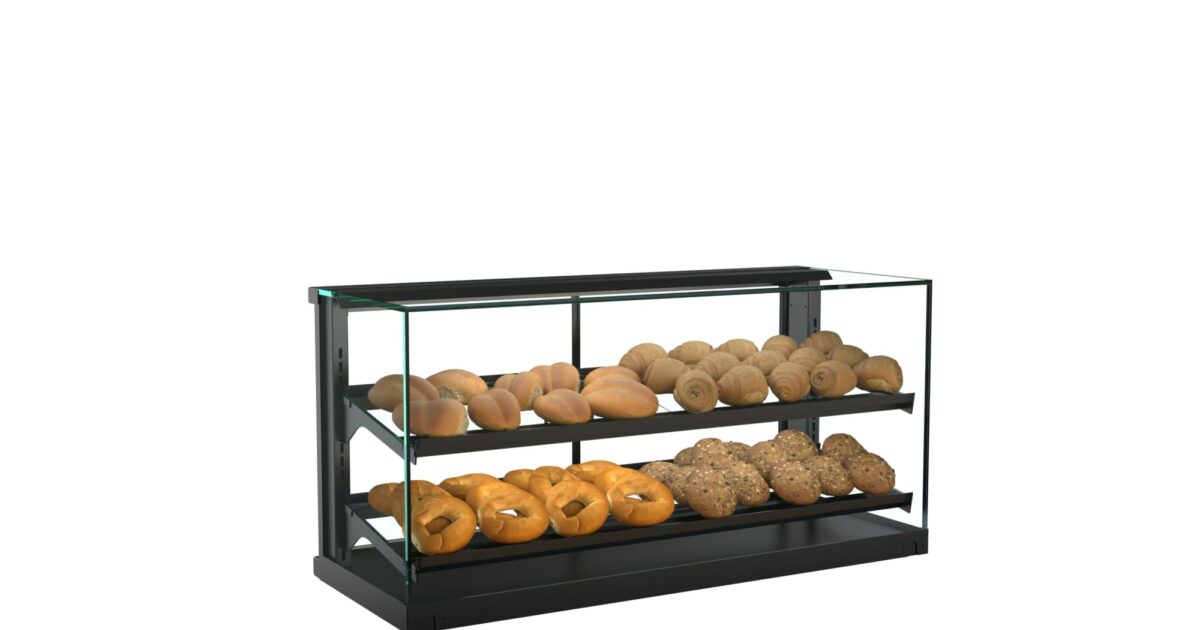 Non-Refrigerated Service/Self-Service Countertop Case- Vertical Front ...