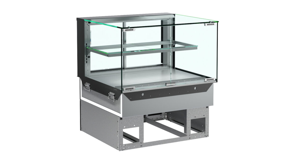 Heated Service Slide In Counter Case | Structural Concepts